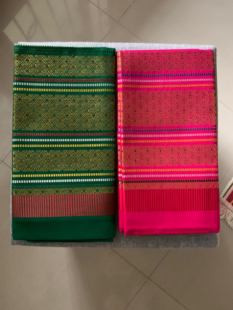 Thai or Burmese Cloth Material, Women's Fashion, Dresses & Sets ...