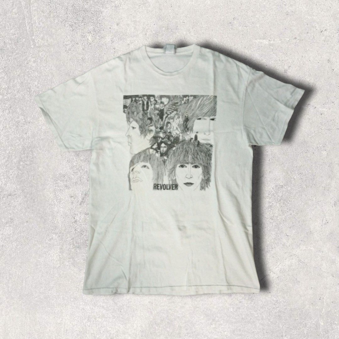 The Beatles "Revolver Album Cover", Men's Fashion, Tops & Sets, Tshirts ...