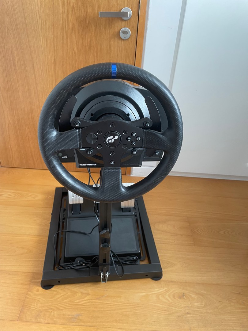 Thrustmaster T300RS GT + racing wheel stand, Video Gaming, Gaming ...