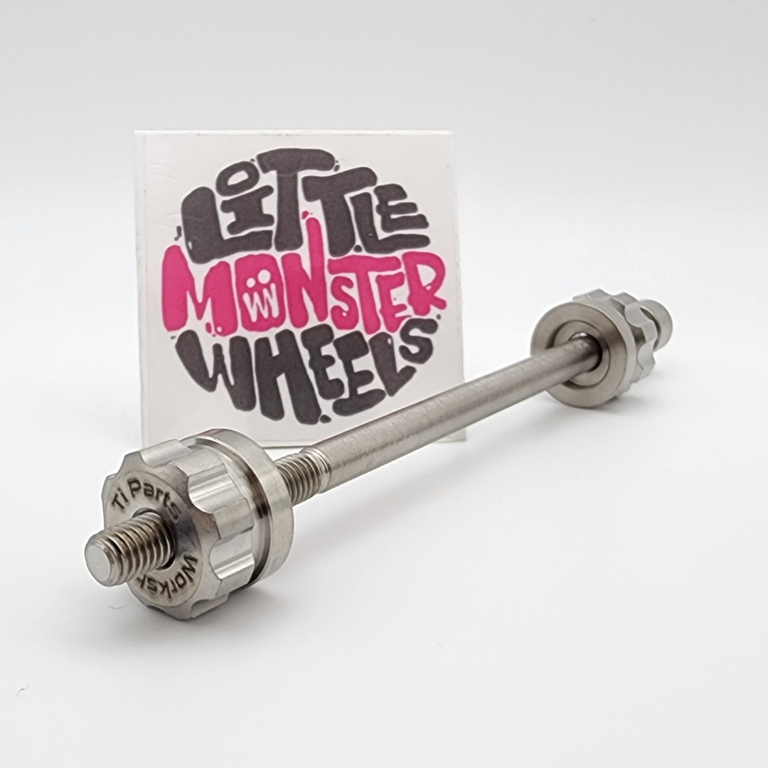 TI PARTS WORKSHOP FRONT WHEEL SKEWER TITANIUM BROMPTON, Sports ...