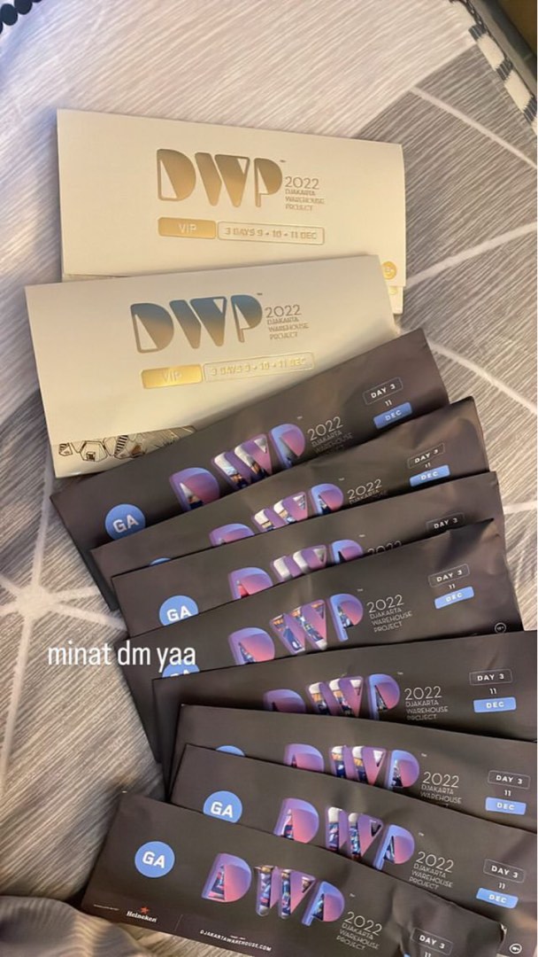 Ticket DWP 2022, Tiket & Voucher, Tiket Acara di Carousell