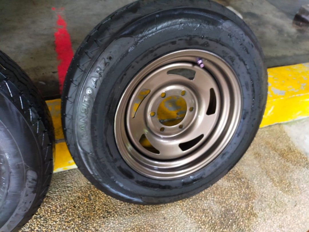 Toyota Hiace/Dyna Steel Rim, Car Accessories, Tyres & Rims on Carousell