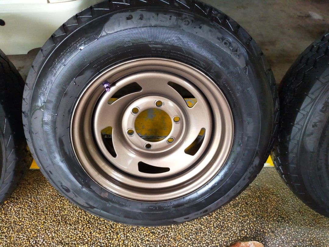 Toyota Hiace/Dyna Steel Rim, Car Accessories, Tyres & Rims on Carousell