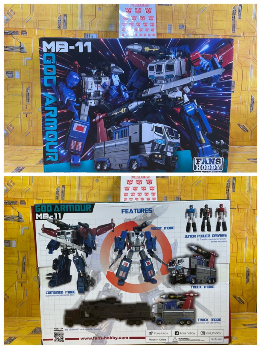 Transformers Fanshobby Fans Hobby Master Builder - MB-11 MB11 God ...