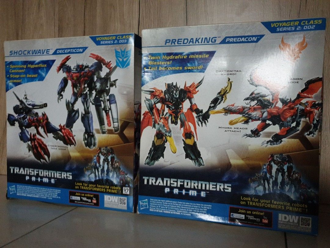 TRANSFORMERS PRIME ( SHOCKWAVE /PREDAKING ), Hobbies & Toys ...