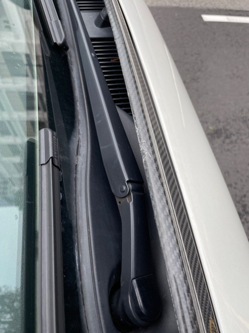TRD Carbon Fiber Wiper Guard, Car Accessories, Accessories on Carousell