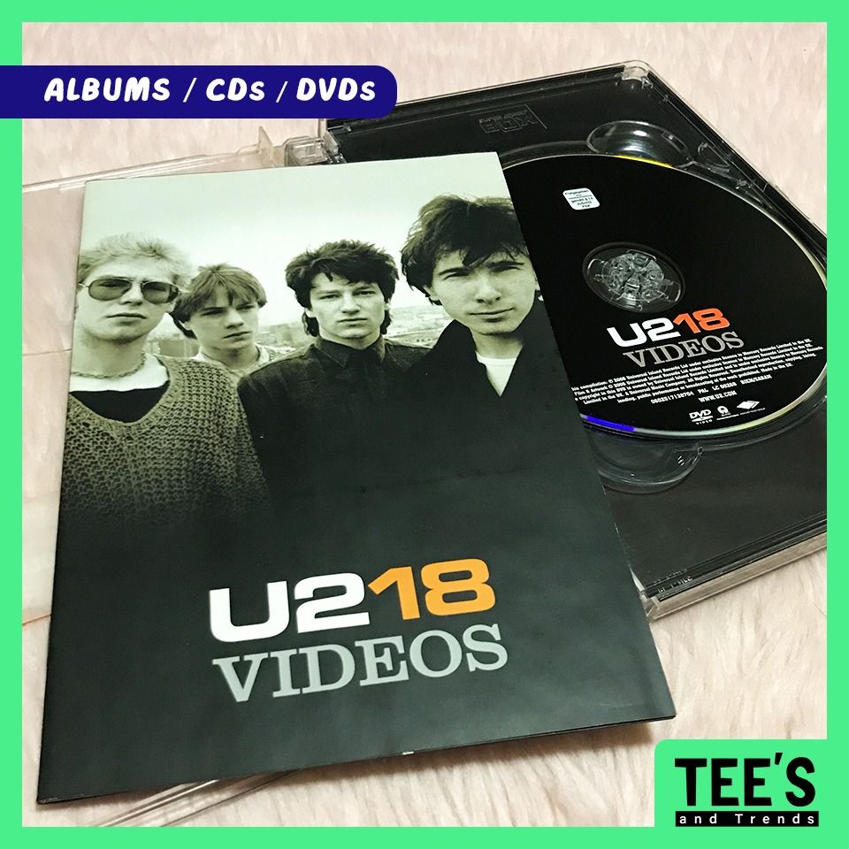 U2 - 18 Videos DVD, Hobbies & Toys, Music & Media, CDs & DVDs on Carousell