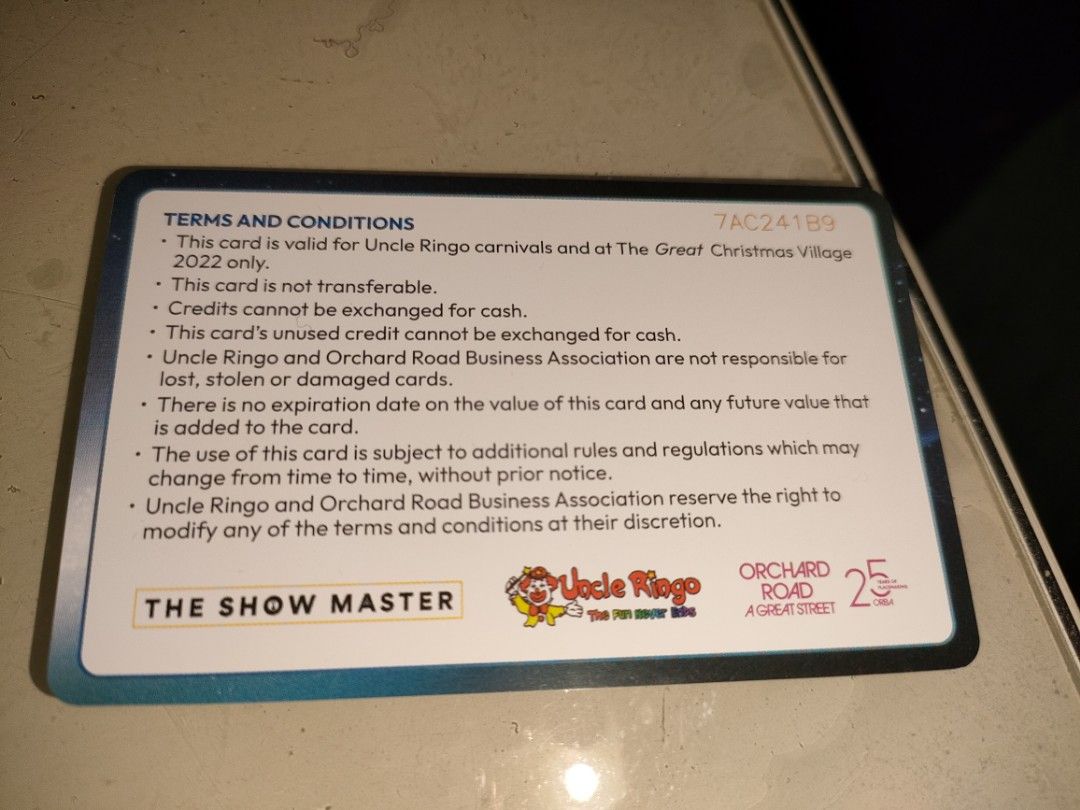 Uncle Ringo Carnivals & The Great Christmas Village Gift Card, Video ...