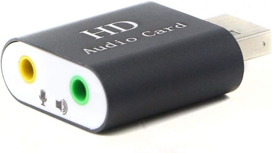 USB External Sound,External 7.1 USB Sound Card Adapter Stereo Sound ...