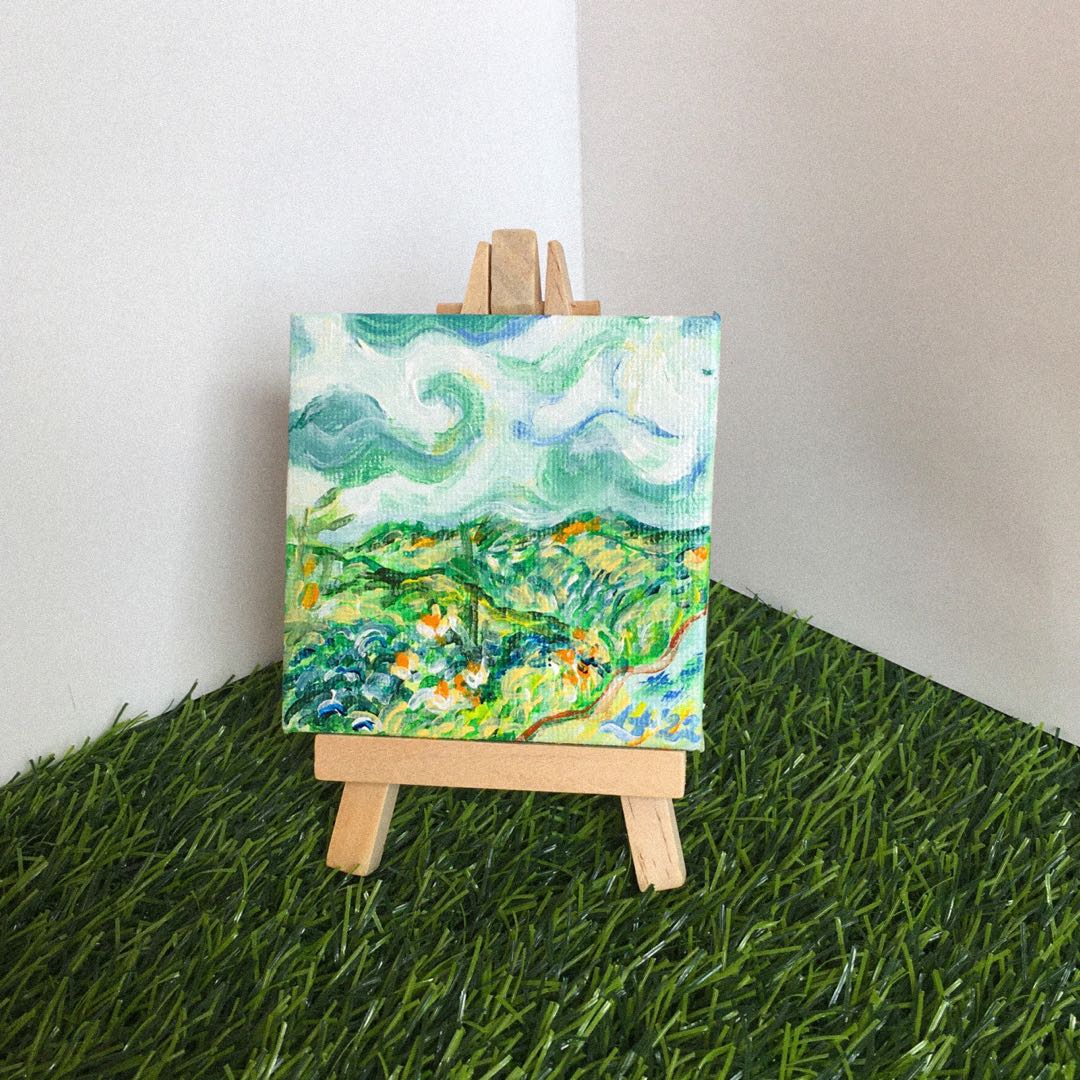 Van Gogh inspired mini painting, Hobbies & Toys, Stationary & Craft ...