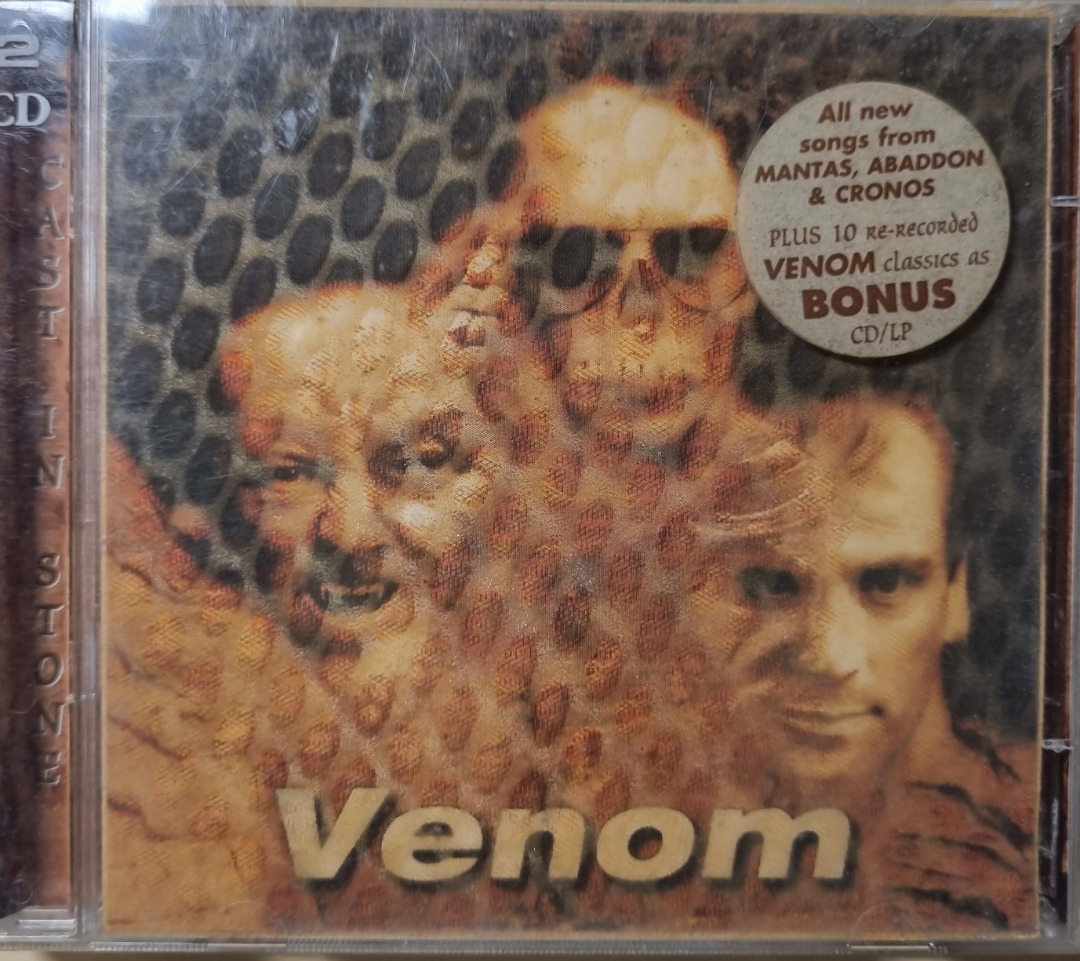 Venom CD: Cast in Stone (Double Disc), Hobbies & Toys, Music & Media, CDs & DVDs on Carousell
