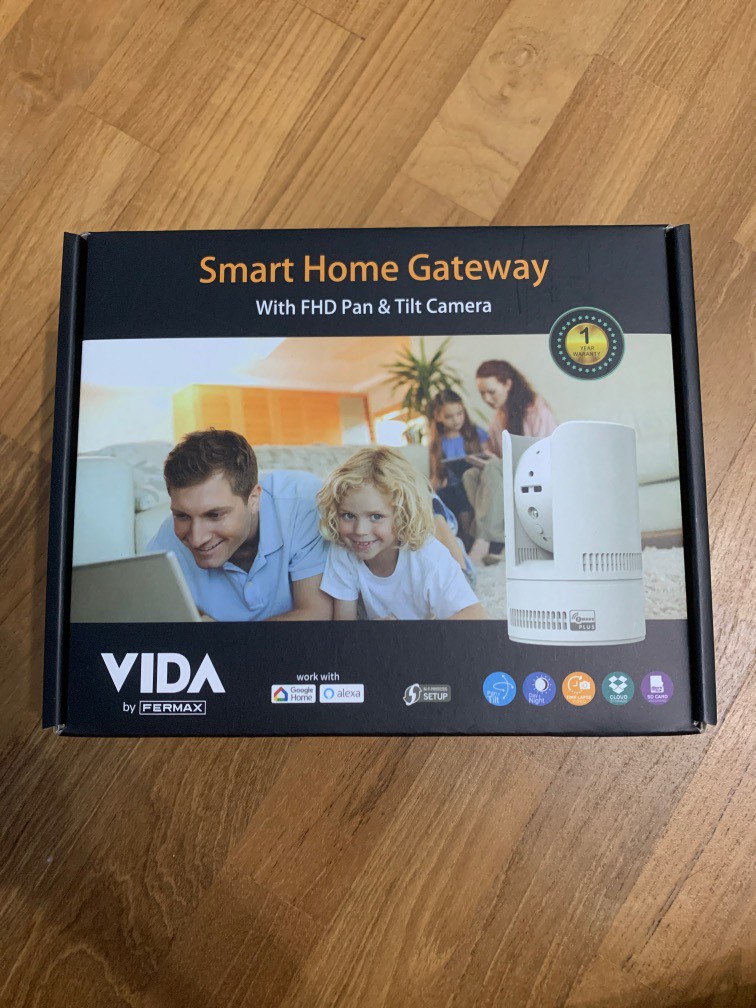 VIDA FHD Pan & Tilt Camera, Furniture & Home Living, Security & Locks ...