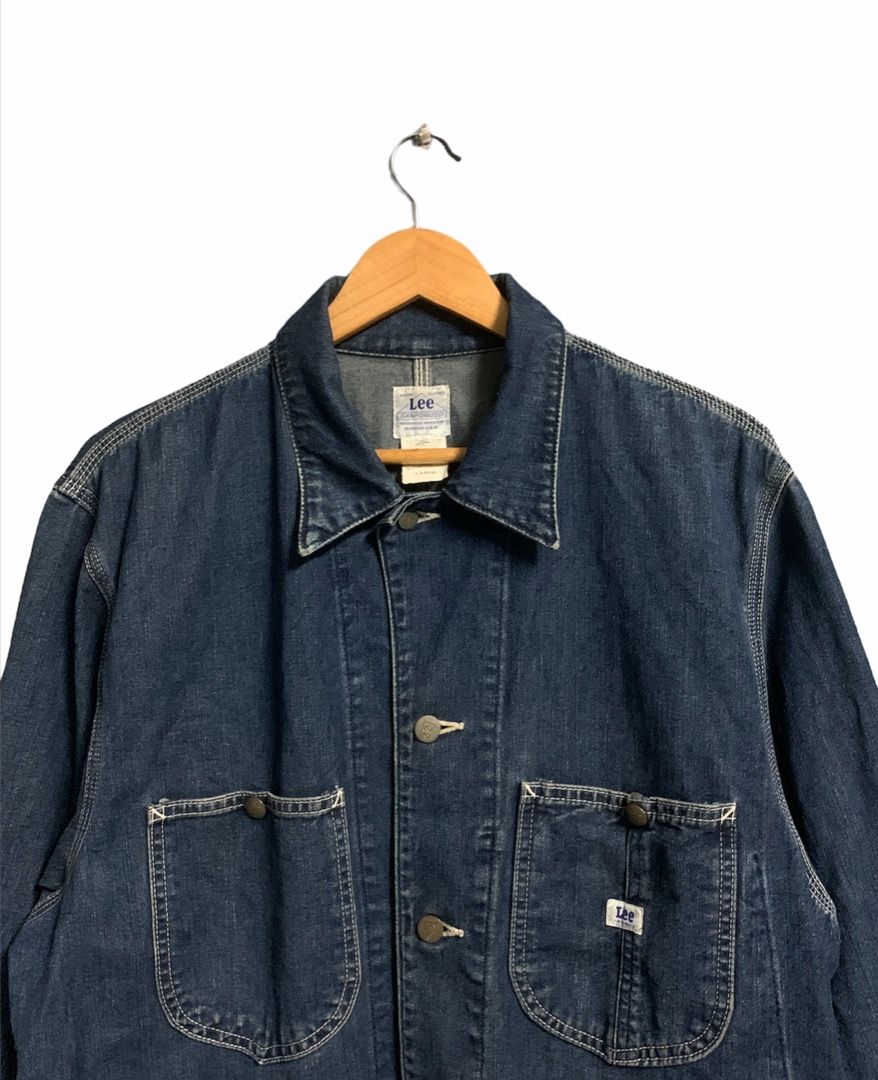 Vintage Lee work denim chore jacket, Men's Fashion, Coats, Jackets and ...