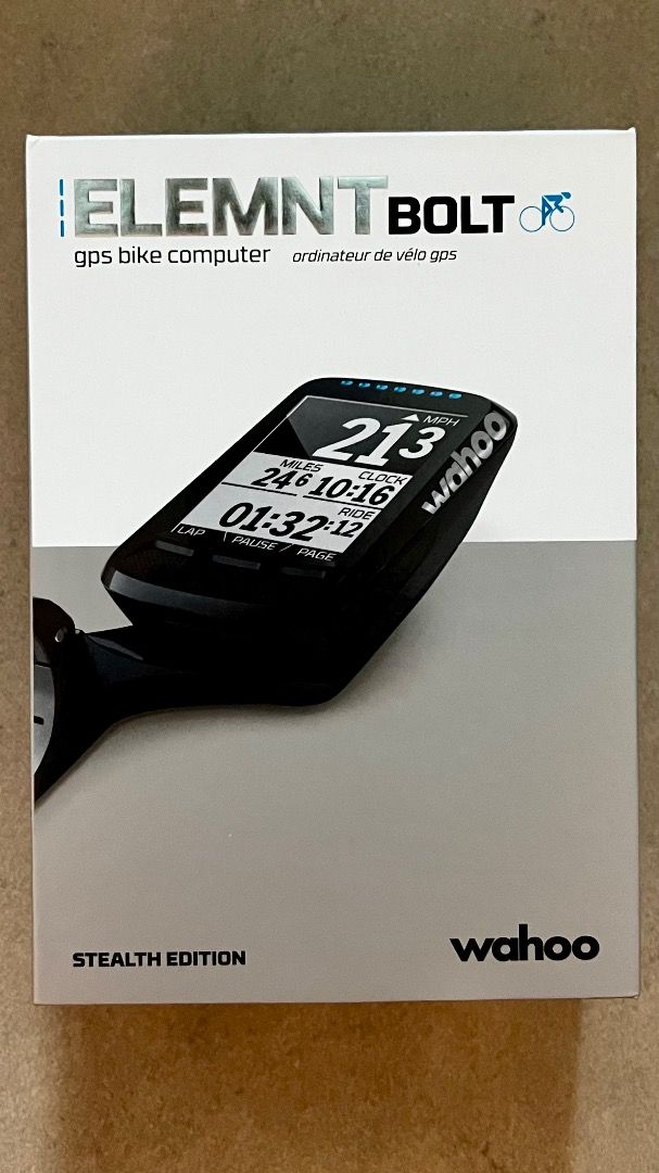 Wahoo ELEMNT Bolt V1 - Stealth Edition, Sports Equipment, Bicycles ...