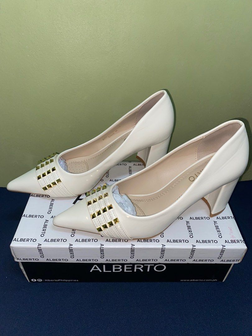 White High Heels, Women's Fashion, Footwear, Heels on Carousell
