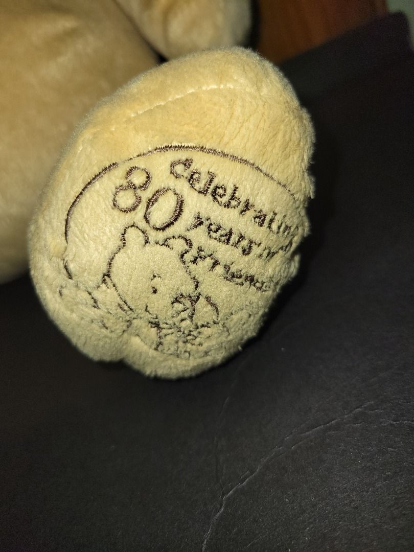 Winnie The Pooh 2 Feet Tall Original 80th Year Anniversary Stuffed ...