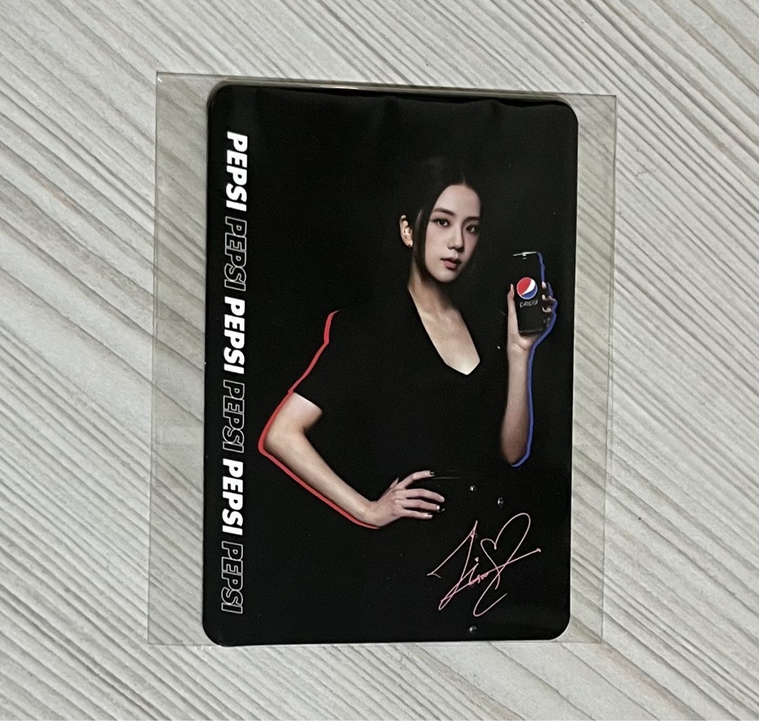 [WTS/LFB] JISOO BLACKPINK PEPSI PHOTOCARD, Hobbies & Toys, Memorabilia ...