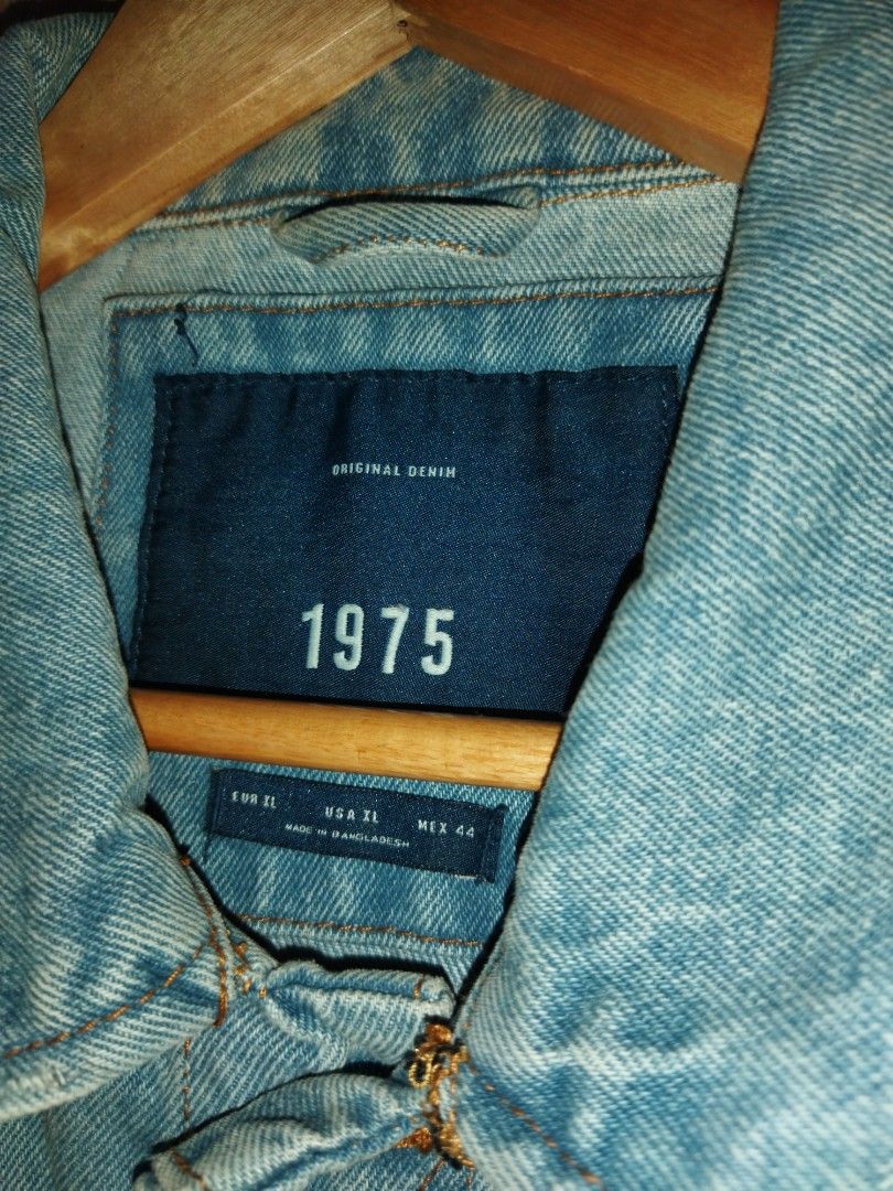 Zara Man Retro 1975 Denim Jacket, Men's Fashion, Coats, Jackets and ...