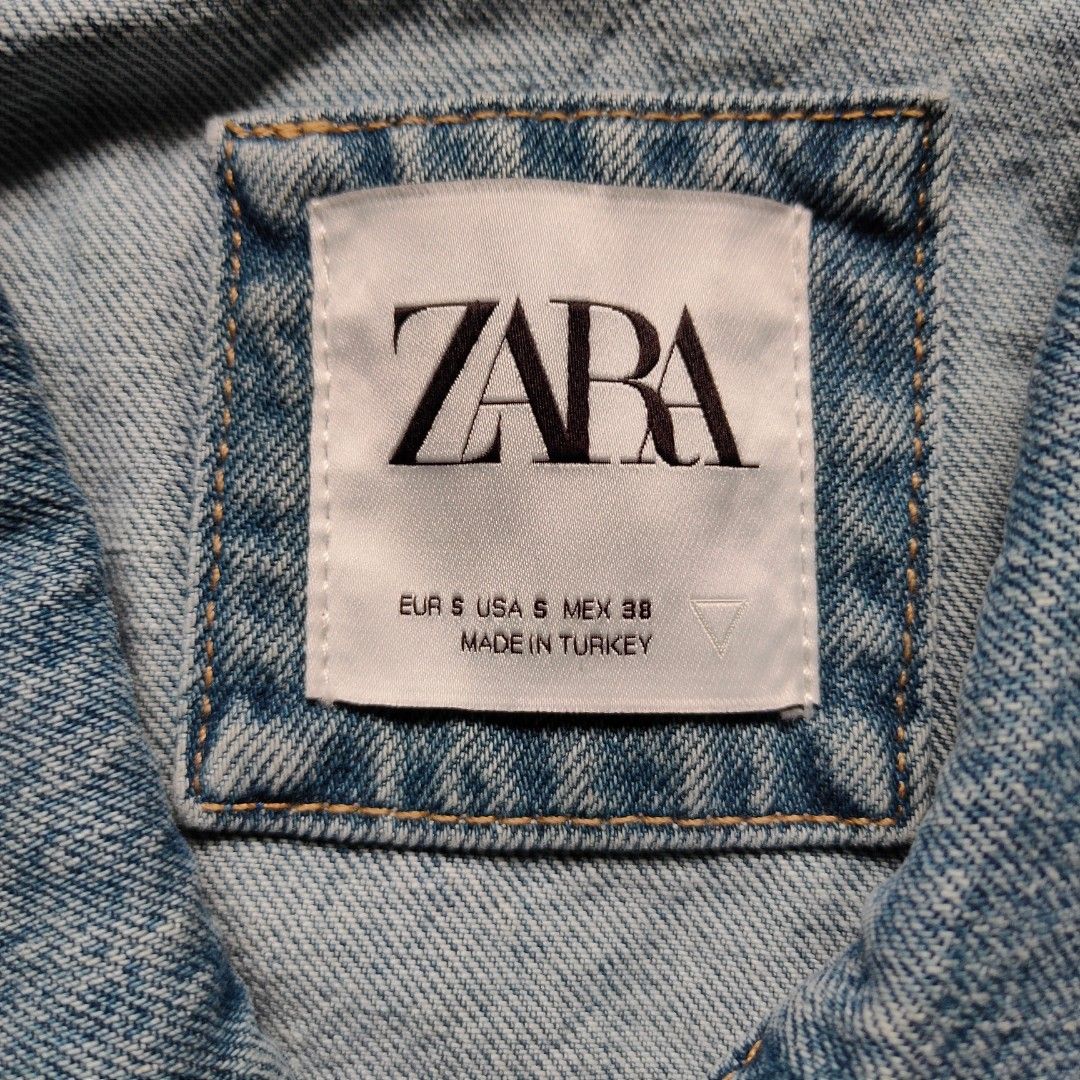 ZARA ORIGINAL DENIM WHITE TAG | Denim Trucker Jacket, Men's Fashion ...