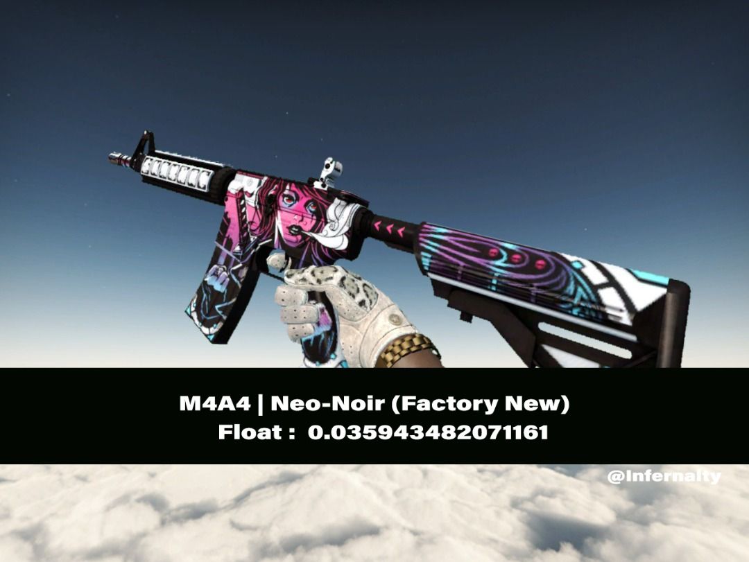 (0.03FV) M4A4 Neo Noir FN CSGO SKINS KNIVES, Video Gaming, Gaming Accessories, In-Game Products ...