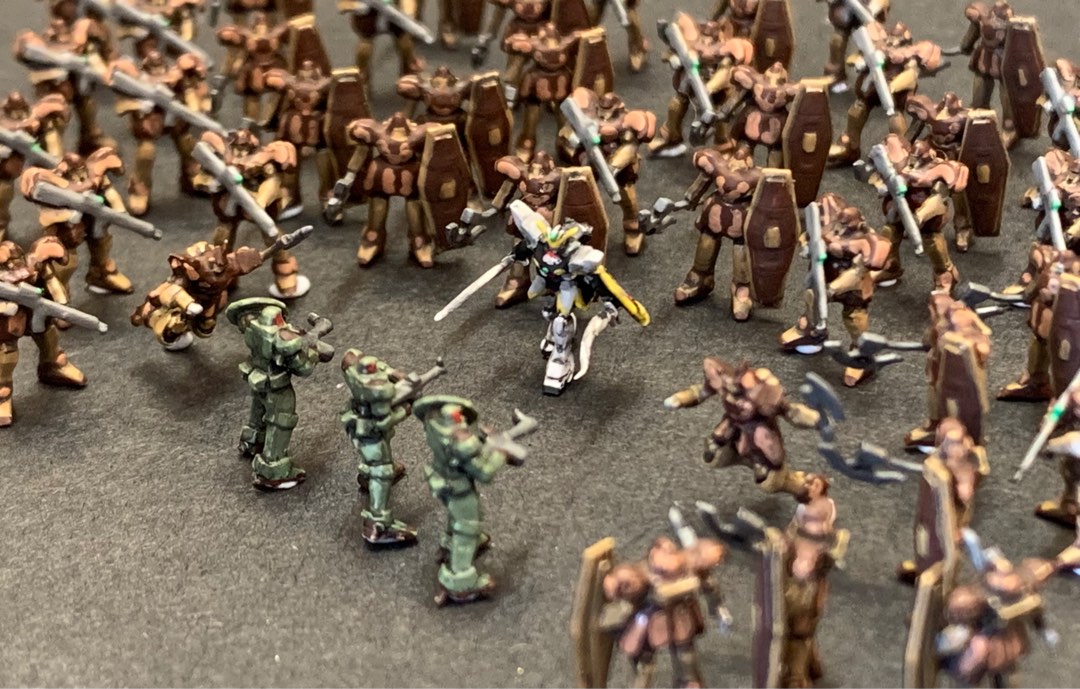 1/1700白件 沙漠高達TV版 MAGANAC隊 Sandrock Gundam 新機動戰記 高達W W高達 Wing Gundam 1: ...