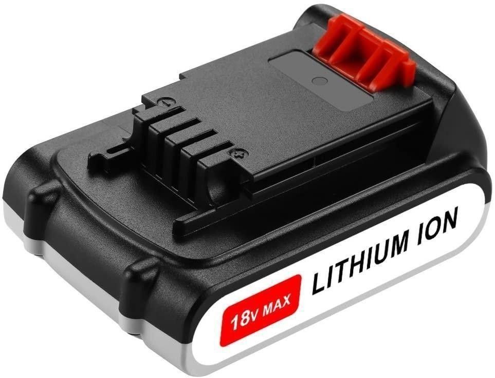 18V 2.0Ah Li-ion Battery for Black & Decker 18V BL2018 LBXR20 LBXR2020 ...