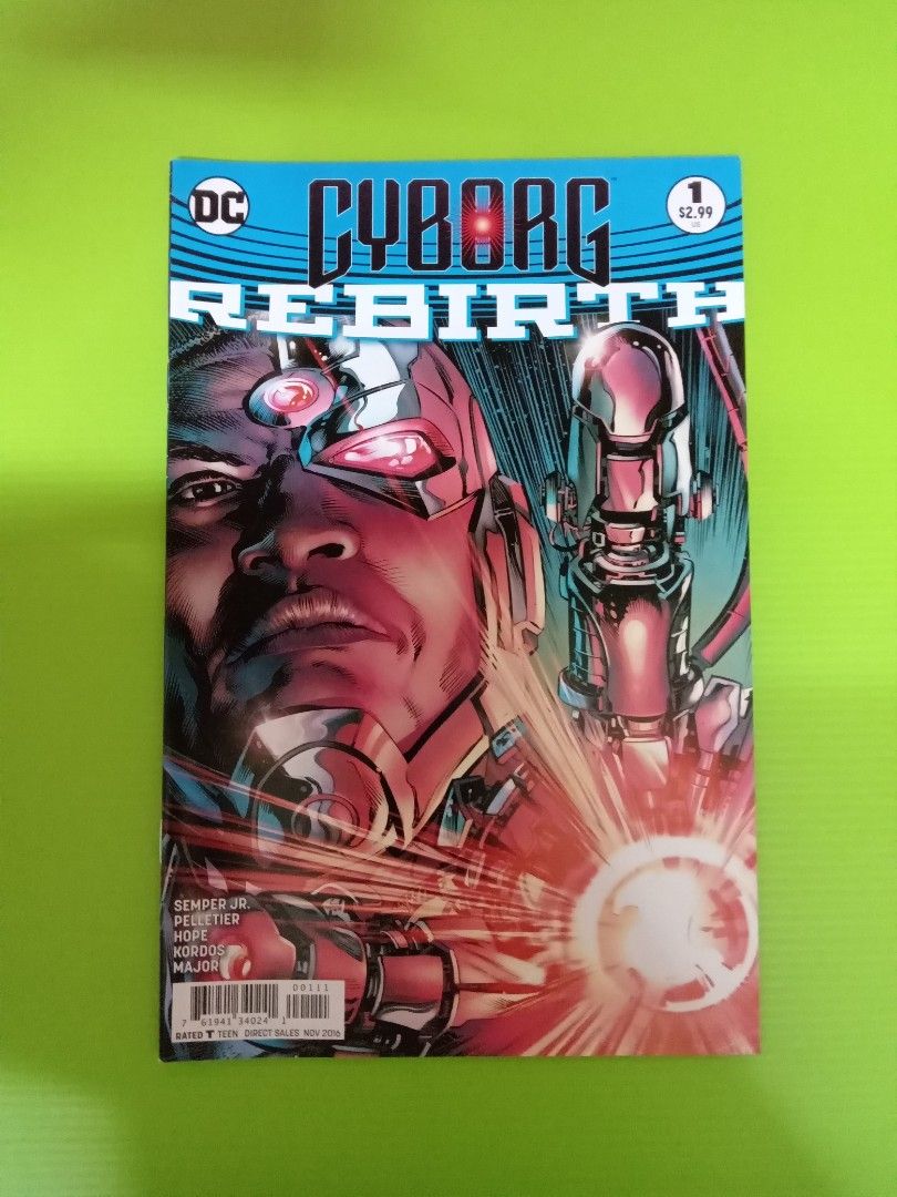1st app Anomaly ( Android, Super-Intellect ) Cyborg: Rebirth #1 ( Will ...