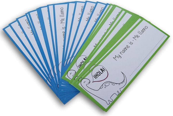 30 PC SET MADE FOR RETAIL Desktop Name Tag Composition Name Plate Hello ...