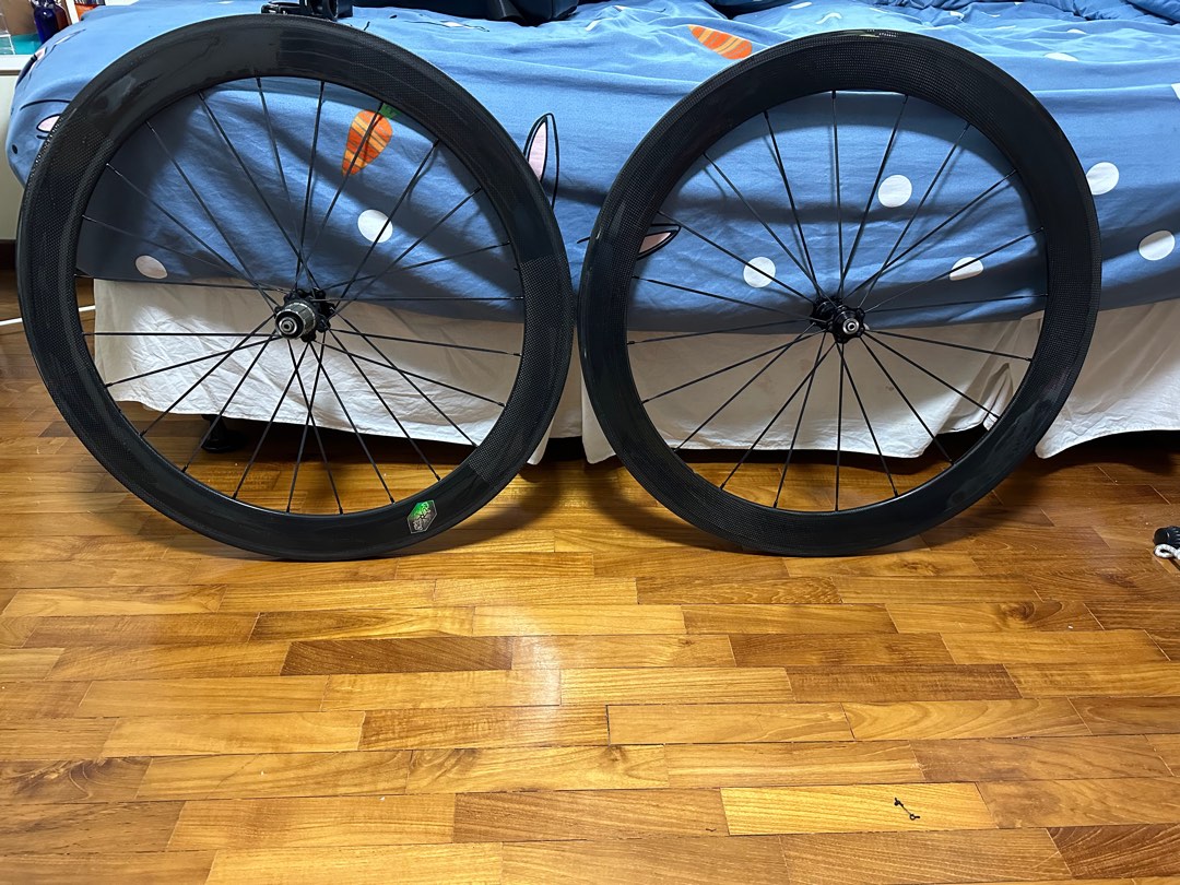 60mm Clincher Wheelset for Trainer, Sports Equipment, Bicycles & Parts ...