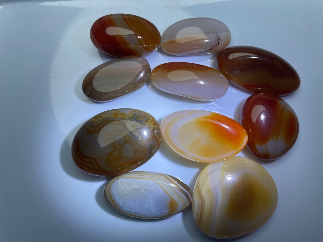 $6 for all 10 Agate stones, Hobbies & Toys, Memorabilia & Collectibles ...