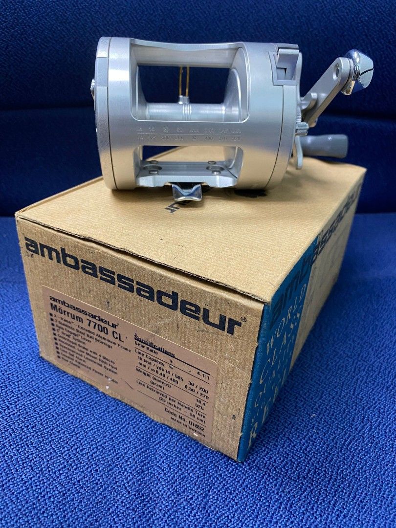 Abu Reel Morrum 7700CL (Made in Sweden), Sports Equipment, Fishing on ...