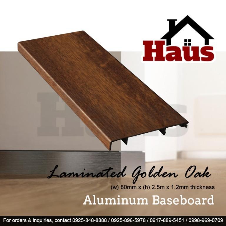 ALu Baseboard 80mm x 2.5M x 1.2mm Aluminum, Commercial & Industrial ...