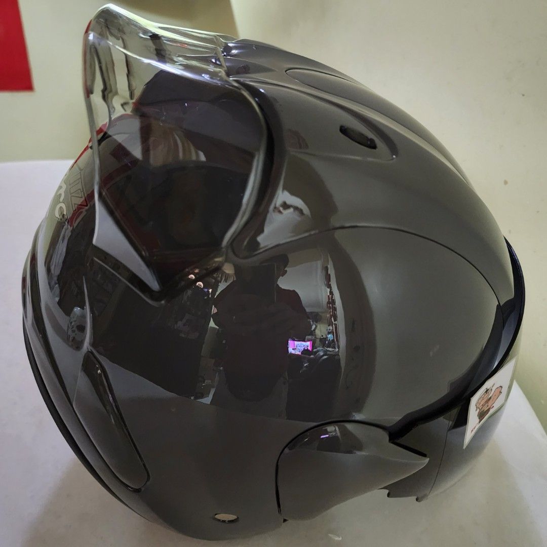 ARC RITZ HELMET NEW MODERN GREY COLOR, Motorcycles, Motorcycle ...