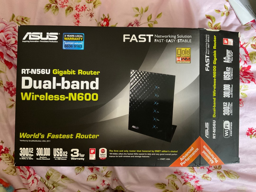 ASUS Gigabit Router Dual-band Wireless-N600, Computers & Tech, Parts ...