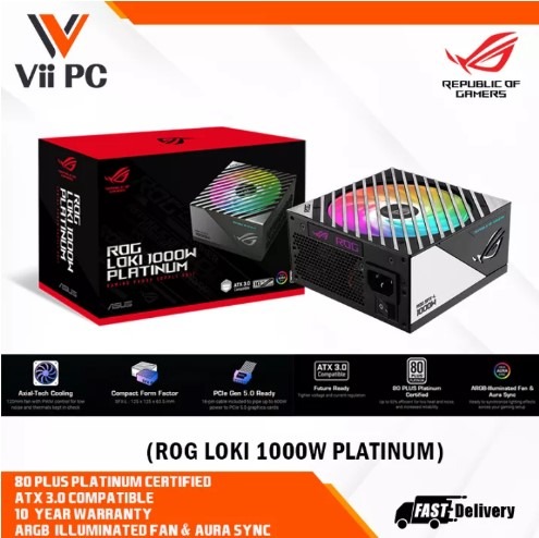 [ Ready Stock ] ASUS ROG LOKI SFX-L 1000W Platinum Modular PSU 3.0 (ROG ...