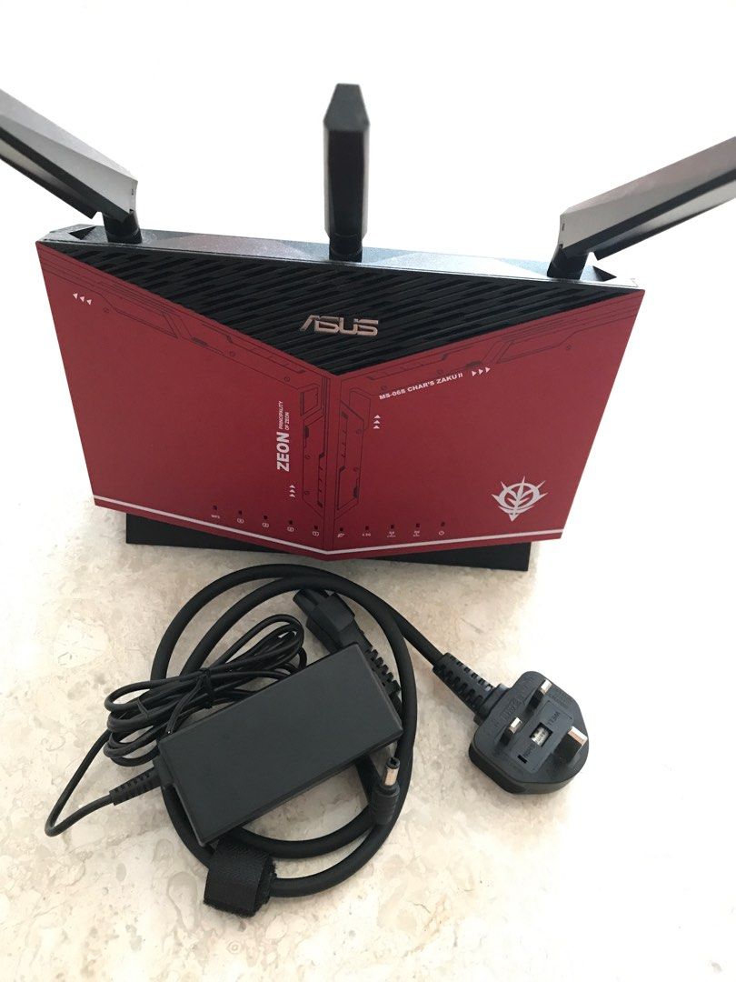 Asus RT-AX86U ZAKU II EDITION, Computers & Tech, Parts & Accessories ...