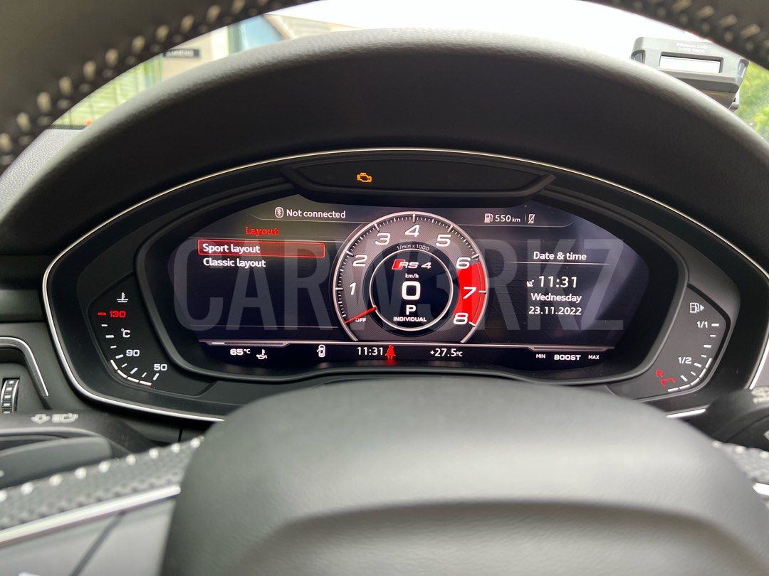 Audi sports layout, Car Accessories, Car Workshops & Services on Carousell