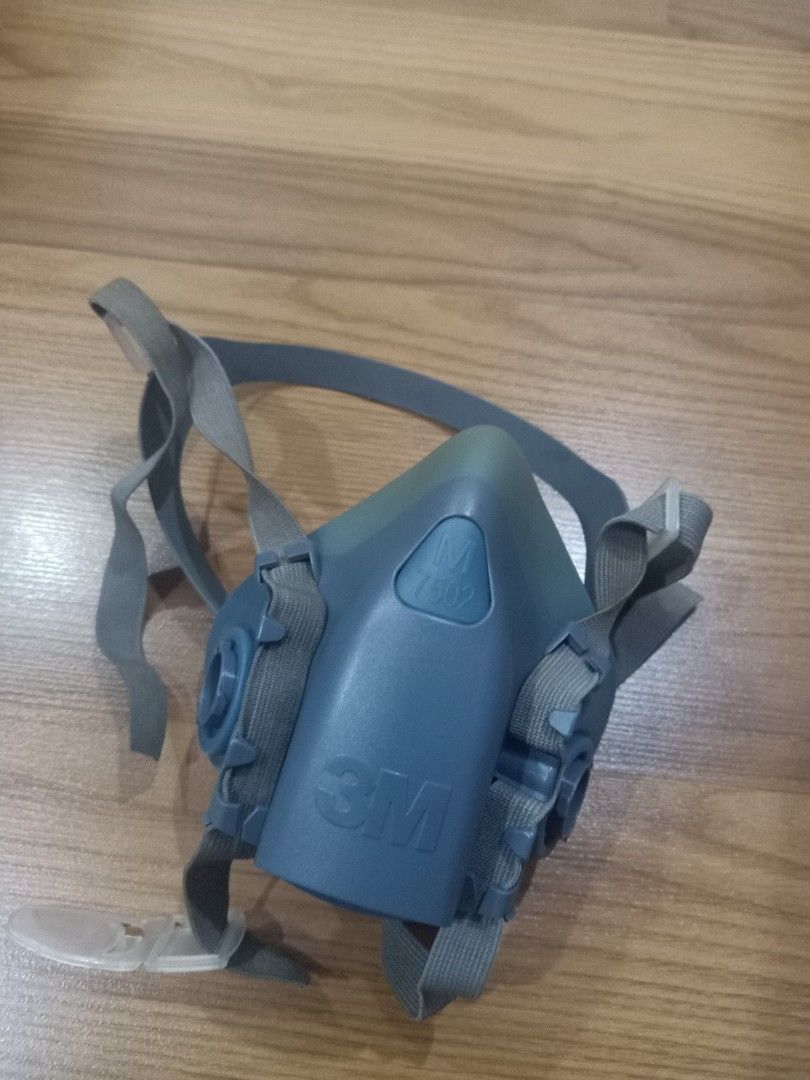 Authentic 3M 7502 Half Face Reusable Respirator Gas Mask (Medium ...