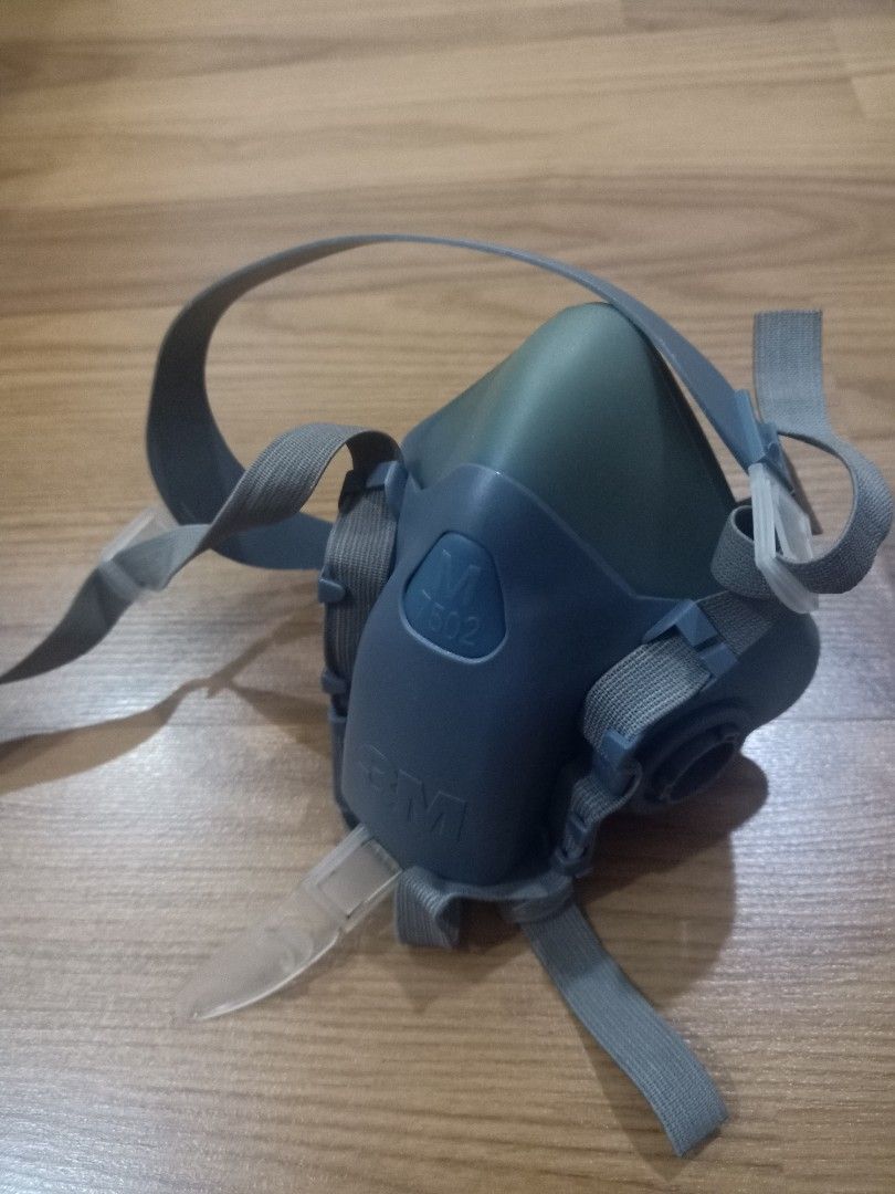 Authentic 3M 7502 Half Face Reusable Respirator Gas Mask (Medium ...