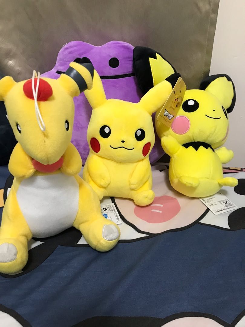 Authentic Japanese Pokemon Plush, Hobbies & Toys, Toys & Games on Carousell