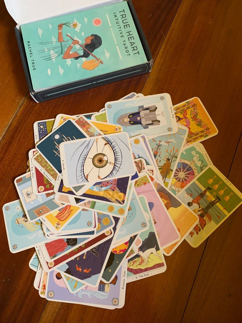(Authentic) TRUE HEART Intuitive Tarot by Rachel True, Hobbies & Toys, Toys & Games on Carousell