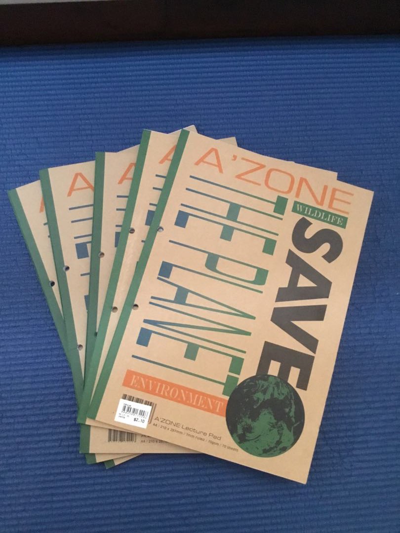 AZONE Test pads / foolscap papers, Hobbies & Toys, Stationery & Craft ...