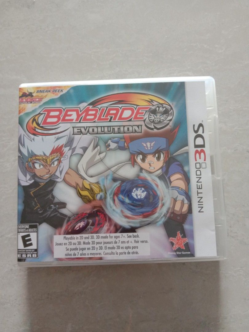 Beyblade 4D 3DS game, Video Gaming, Video Games, Nintendo on Carousell
