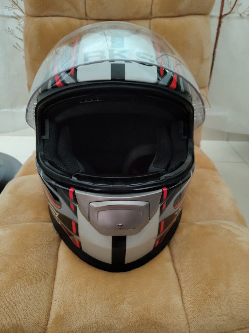 BKS helmet full face, Motorcycles, Motorcycle Accessories on Carousell