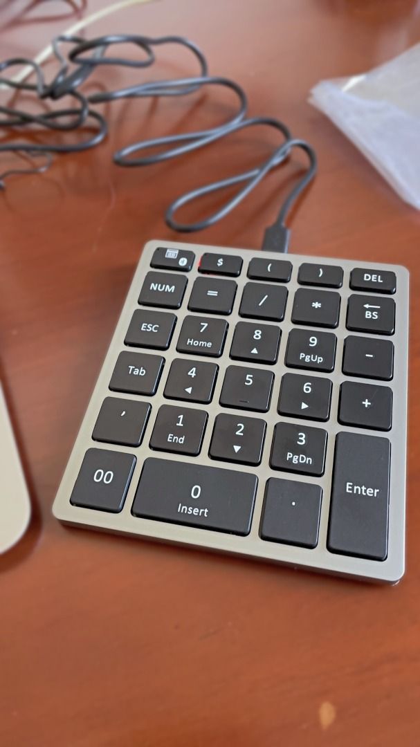 Bluetooth Numeric Keyboard 28 Keys Numberpad, Computers & Tech, Parts & Accessories, Computer ...