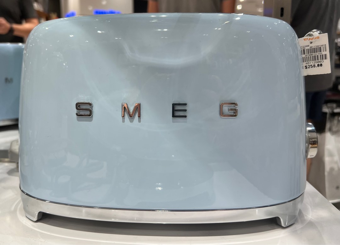 BNIB Smeg Retro Toaster (Baby Blue), TV & Home Appliances, Kitchen ...