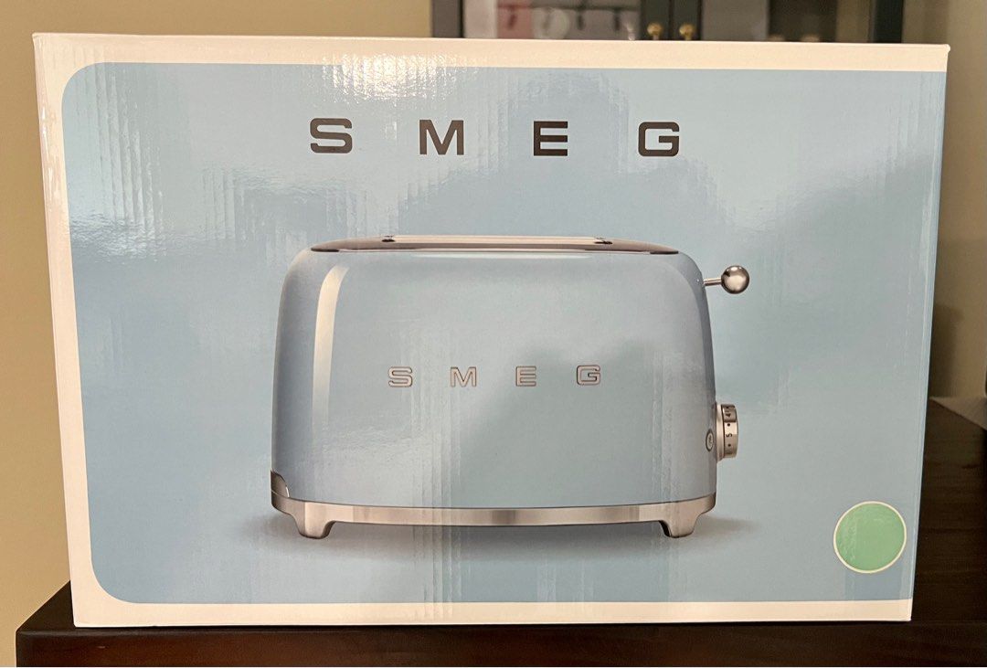 BNIB Smeg Retro Toaster (Baby Blue), TV & Home Appliances, Kitchen ...