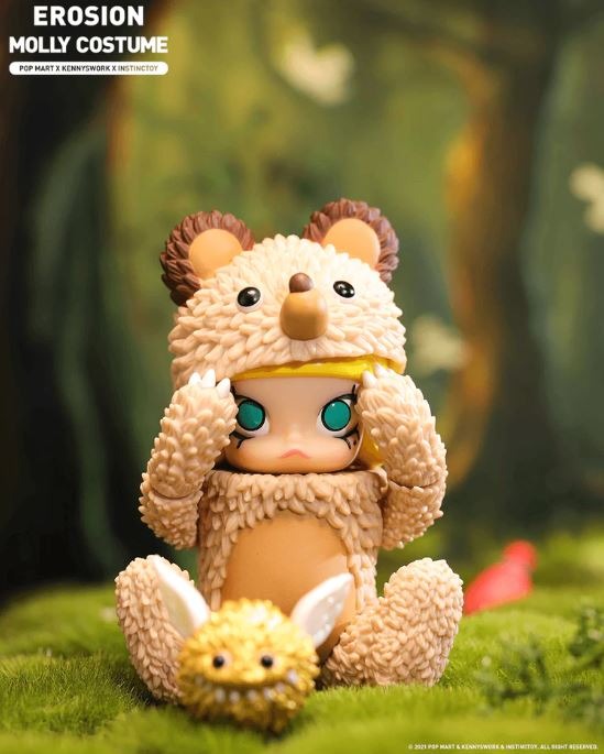 BNIF Muckey Molly | POP MART Molly x Instinctoy Erosion Molly Costume ...