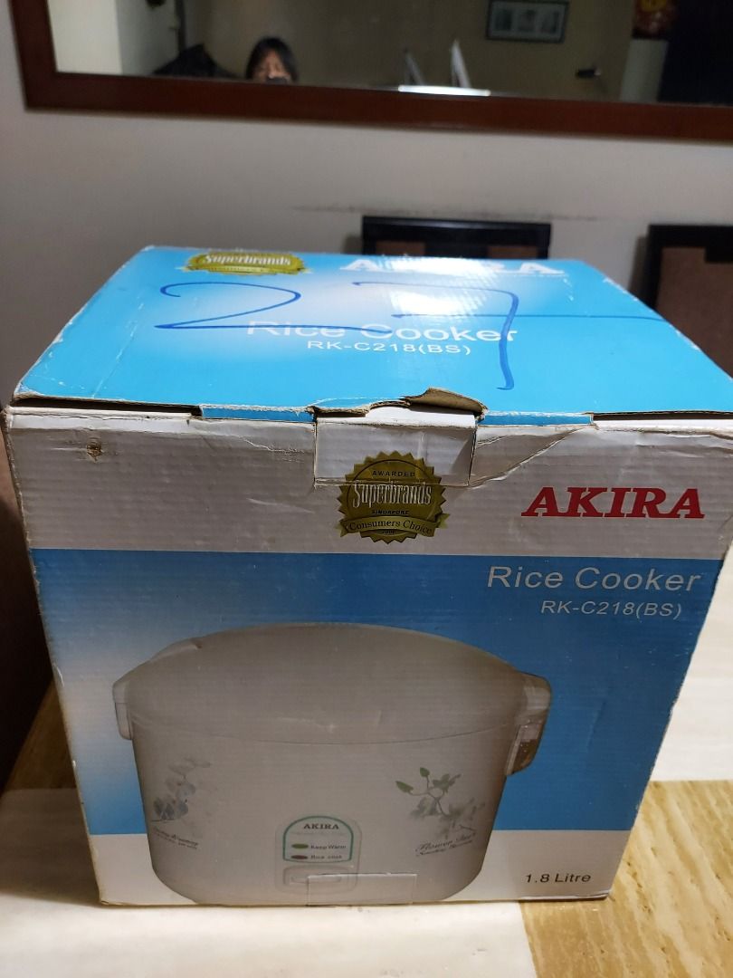 Brand New Akira 1.8L Rice Cooker, TV & Home Appliances, Kitchen ...