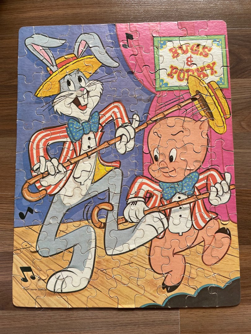Bugs Bunny Jigsaw Puzzle 1977, Hobbies & Toys, Memorabilia ...